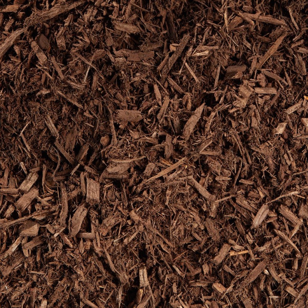 Coloured Mulch: Chestnut Brown - Wyoming Tree Service